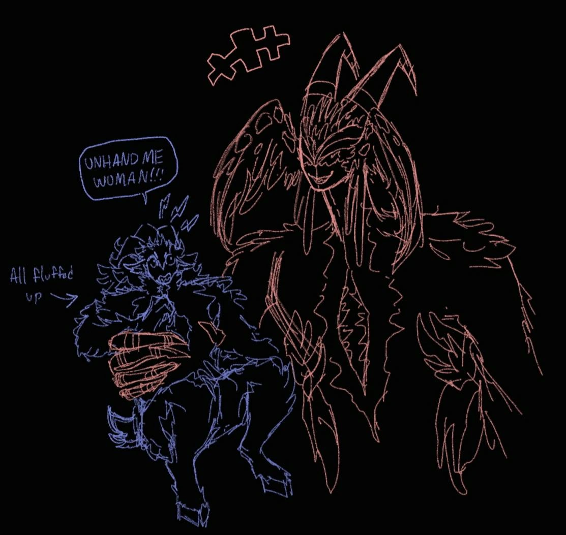 Goat owl and chicken centaur - Unvale
